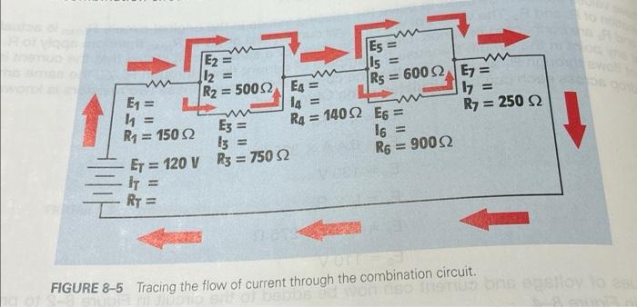 Solved FIGURE 8-2 Tracing the current paths through a | Chegg.com