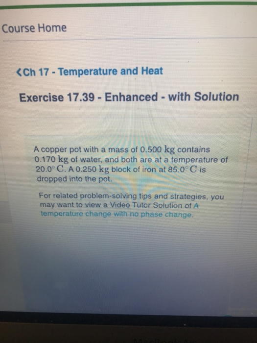 Solved Course Home | Chegg.com