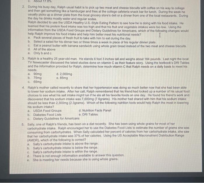 Solved Chapter 2 Case Study Worksheet Chapter Case Studies | Chegg.com