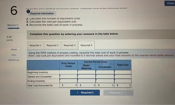 Solved Required information SB (Algo) Calculating Equivalent | Chegg.com