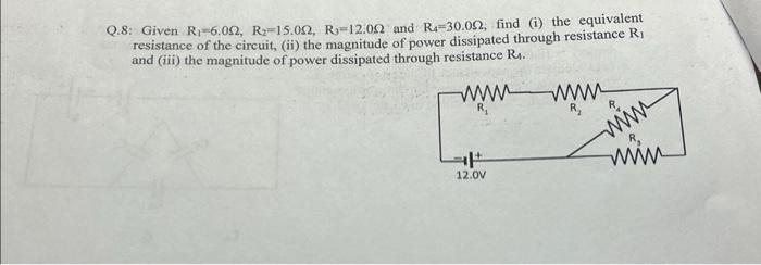 Solved Q. 6: Given C1=3.0μF;C2=1.5μF,C3=2.0μF and C4=2.5μF | Chegg.com
