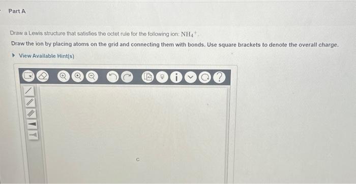 Solved Draw a Lewis structure that satisfies the octet rule | Chegg.com