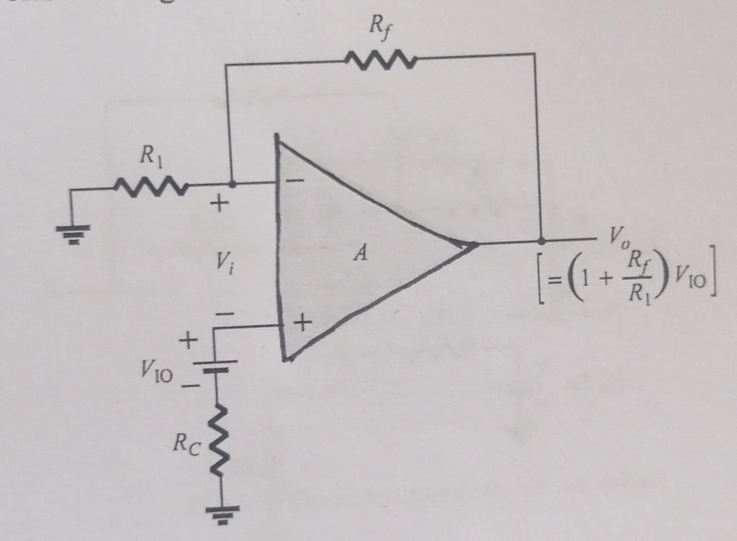 Solved What is the reason for adding Rf to op amp? | Chegg.com