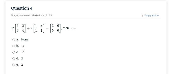 Solved Question 4Not yet answered Marked out of 1.50F Flag | Chegg.com Solved Question 4Not yet answered Marked out of 1.50F Flag | Chegg.com
