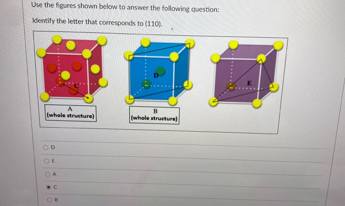 Solved Two cubic unit cells are shown in Figure 2. Labels A | Chegg.com
