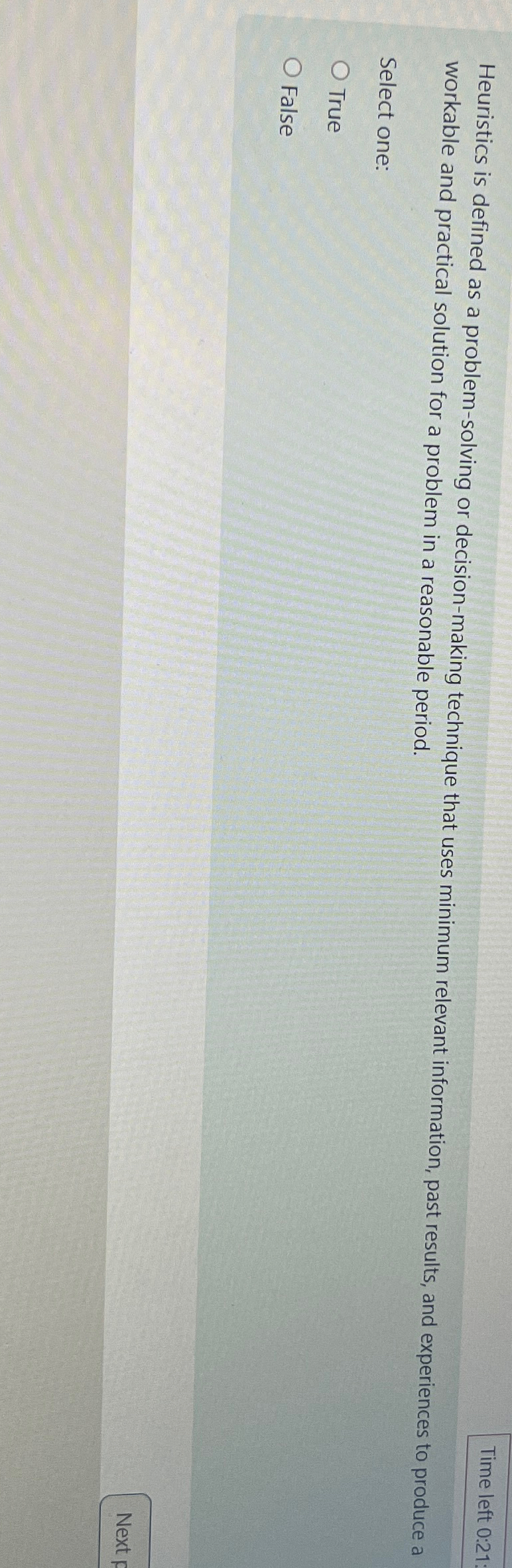 Solved Heuristics is defined as a problem-solving or | Chegg.com