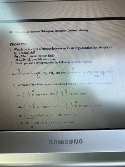 Solved 100 Microscale and Macroscale Techniques in the | Chegg.com