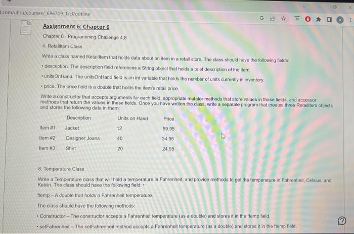 Solved can you solve programming challange 4,8 and also make | Chegg.com