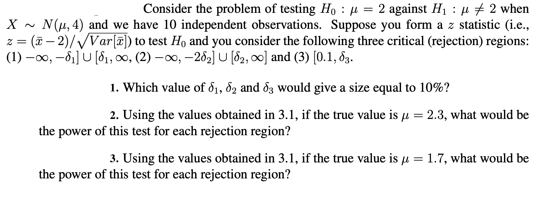 Please provide detailed solution, econometrics | Chegg.com