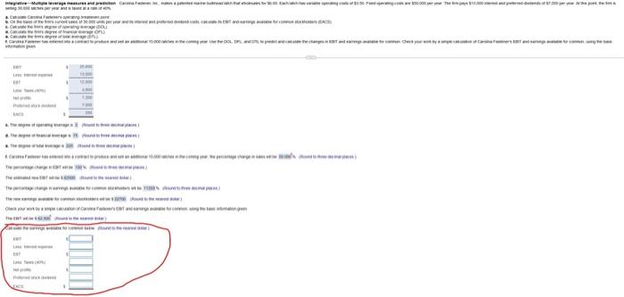 need help solving the last problem (highlighted) | Chegg.com