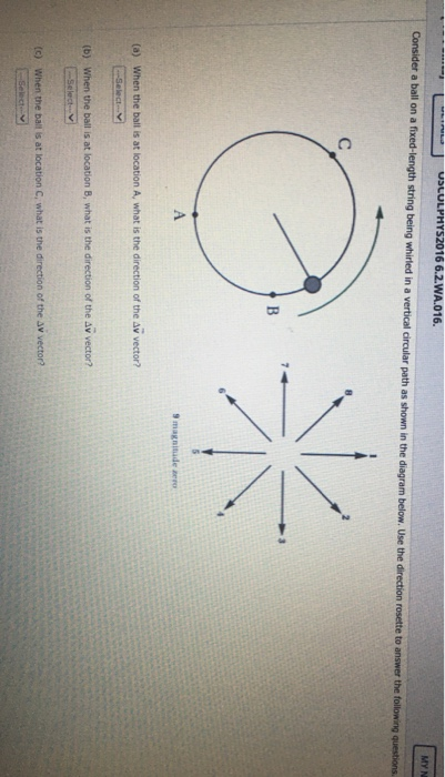 Solved USLULPHYS2016 6.2.WA.016. MYN Consider a ball on a | Chegg.com