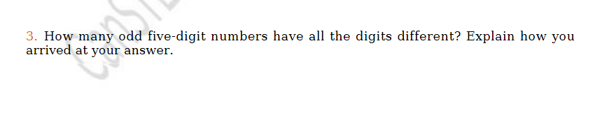 Solved How many odd five-digit numbers have all the digits | Chegg.com