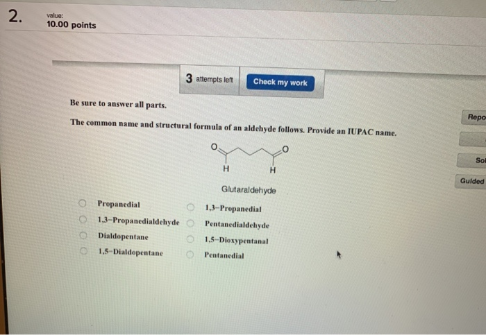 Solved value: 10.00 points 3 attempts left Check my work Be | Chegg.com