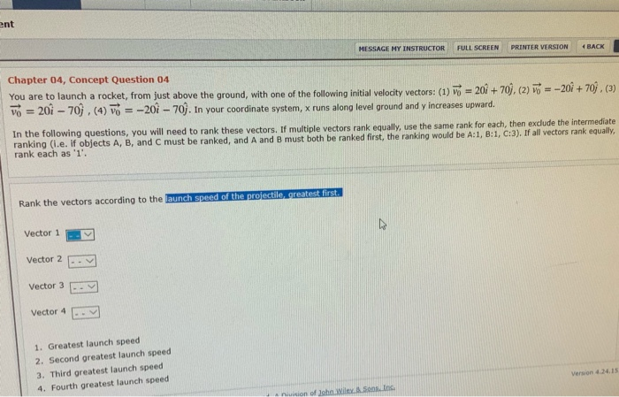 Solved ent MESSAGE MY INSTRUCTOR FULL SCREEN PRINTER VERSTON | Chegg.com