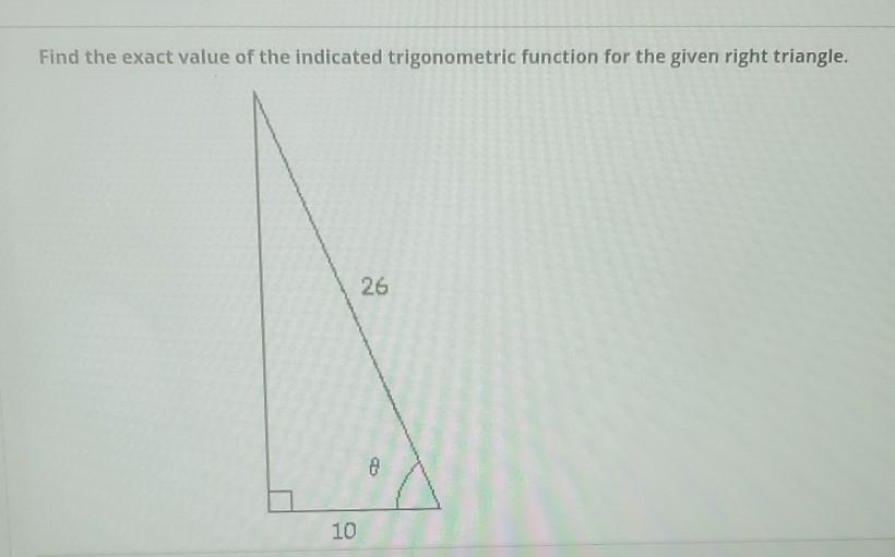 Solved Find the exact value of the indicated trigonometric | Chegg.com