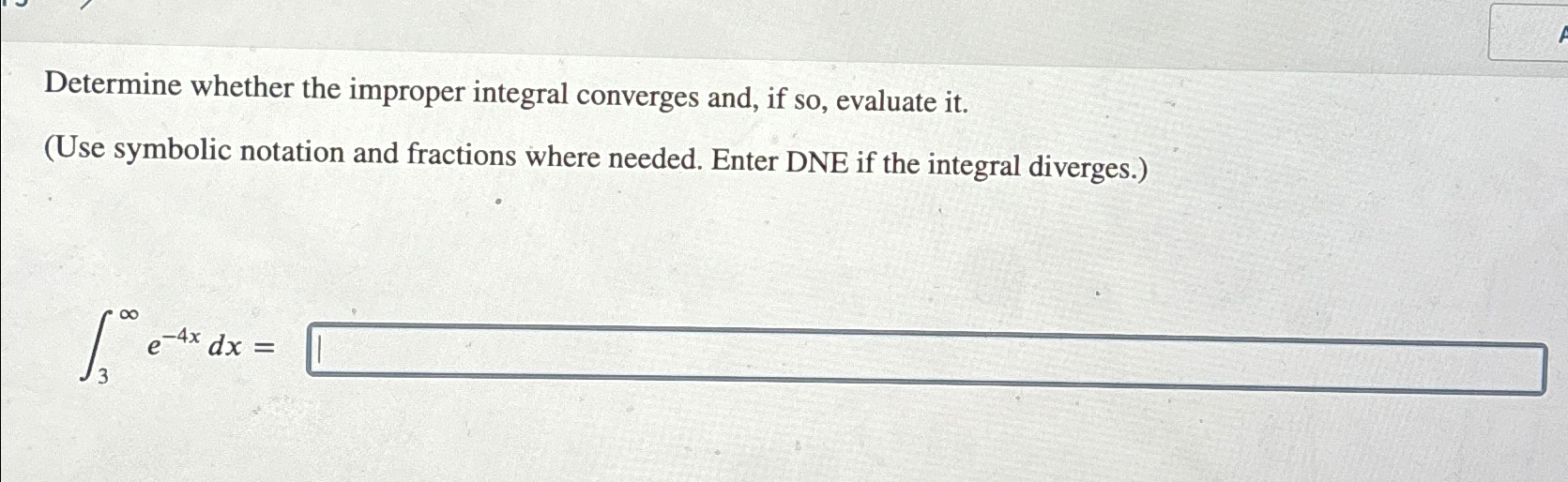 Solved Determine whether the improper integral converges | Chegg.com