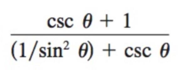 Solved (1/sin2θ)+cscθcscθ+1 | Chegg.com