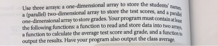 Solved 3. On Lab 10 you did Chapter 8's Programming Exercise | Chegg.com