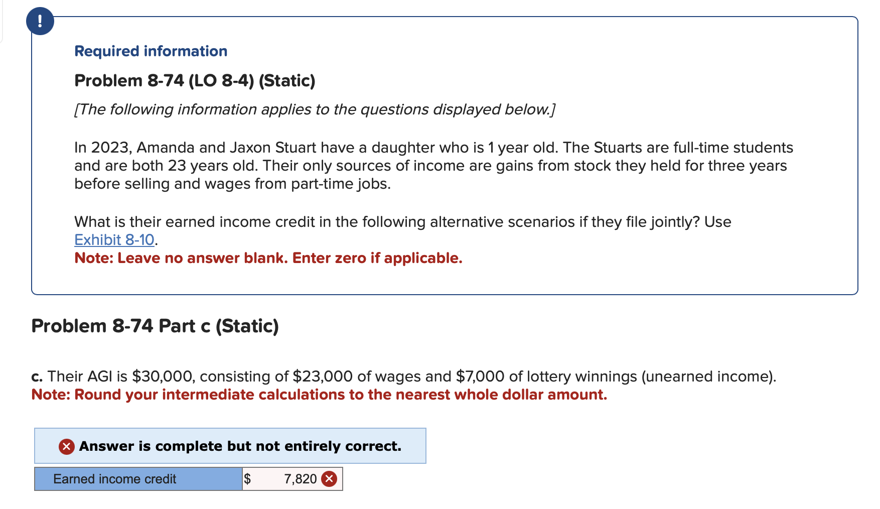 Solved Required informationProblem 8-74 (LO | Chegg.com Solved Required informationProblem 8-74 (LO | Chegg.com