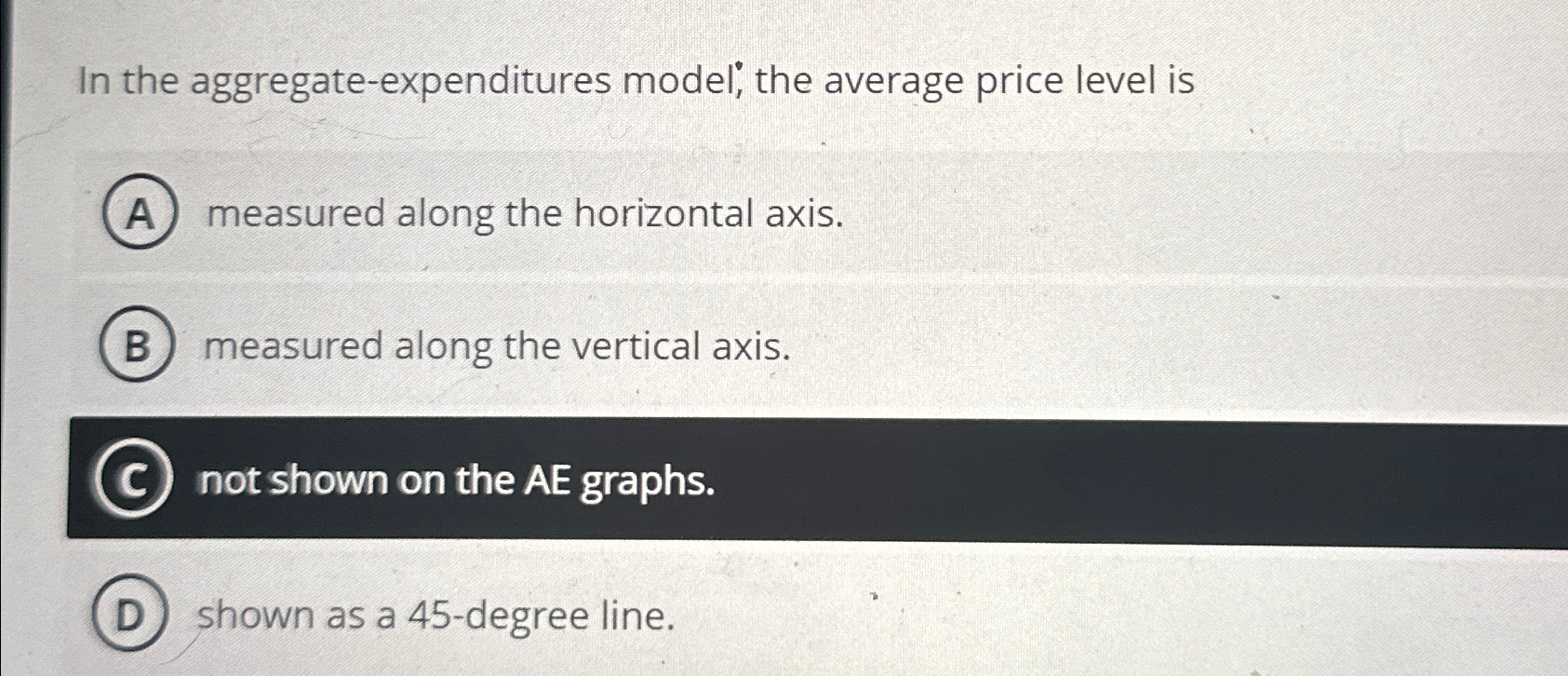 Solved In the aggregate-expenditures model, the average | Chegg.com
