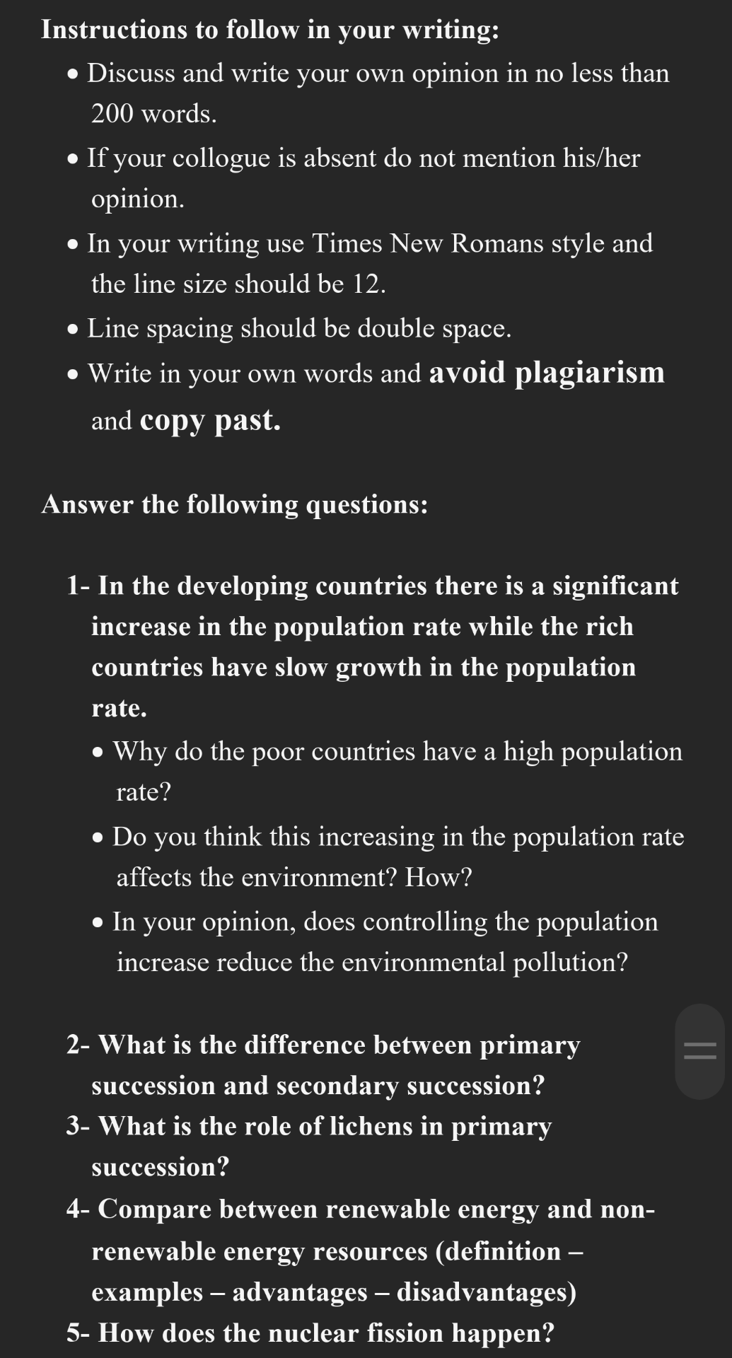 Solved Instructions to follow in your writing: - Discuss and | Chegg.com