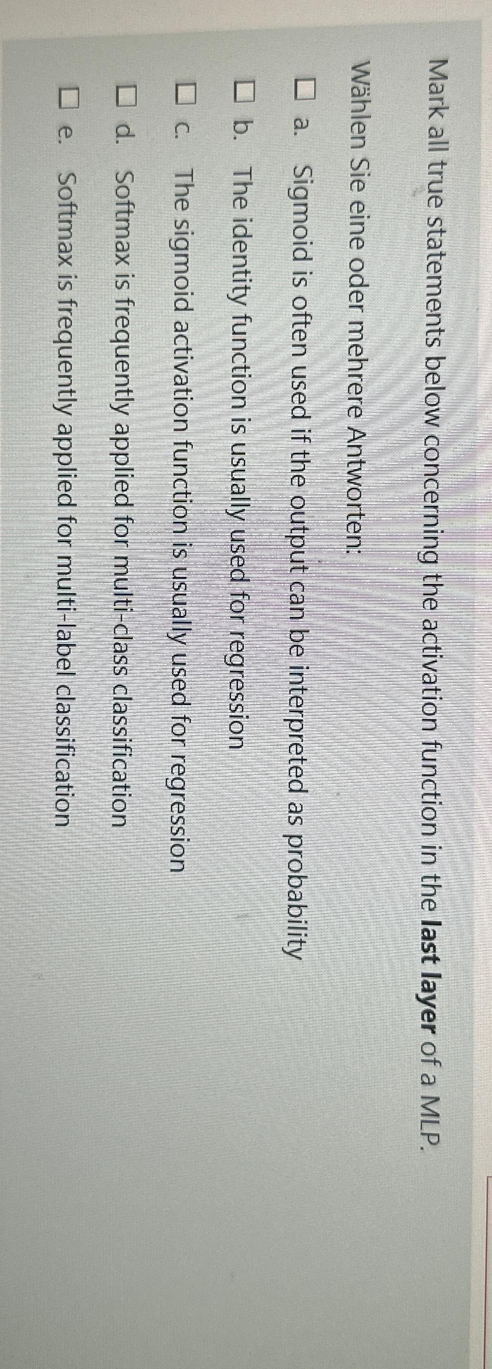 Solved Mark all true statements below concerning the | Chegg.com