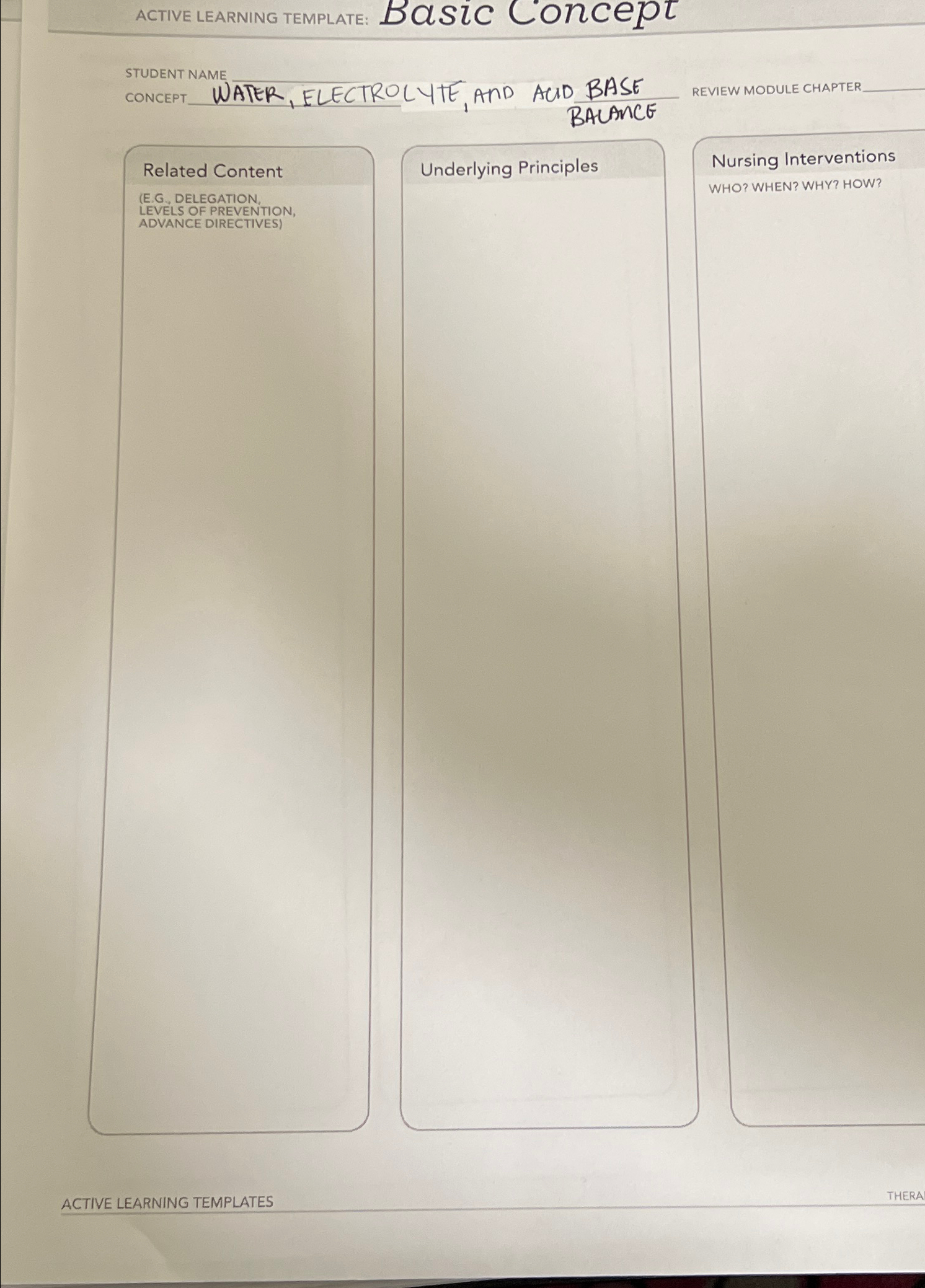 Solved active learning template: Basic conceptSTUDENT | Chegg.com