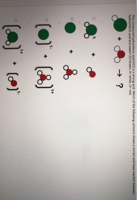 Solved The compound hydrochloric acid (HCI) is a strong | Chegg.com