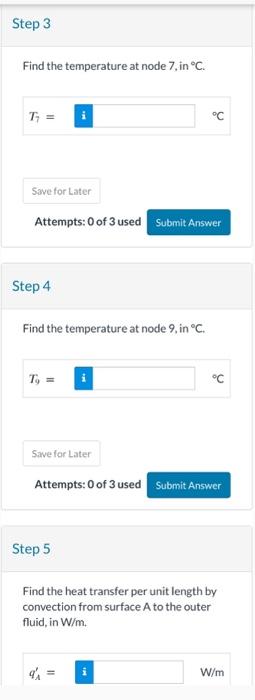 Solved Steady-state temperatures at selected nodal points of | Chegg.com