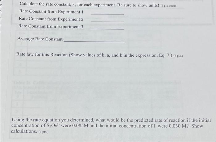 Solved Table 4\begin{tabular}{|l|c|c|c|} \hline Experiment # | Chegg.com