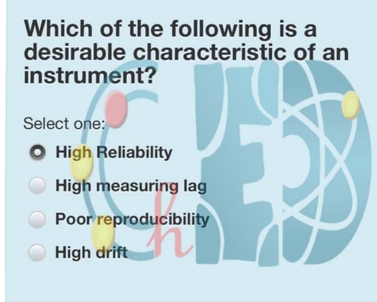 Solved Which of the following is a desirable characteristic | Chegg.com