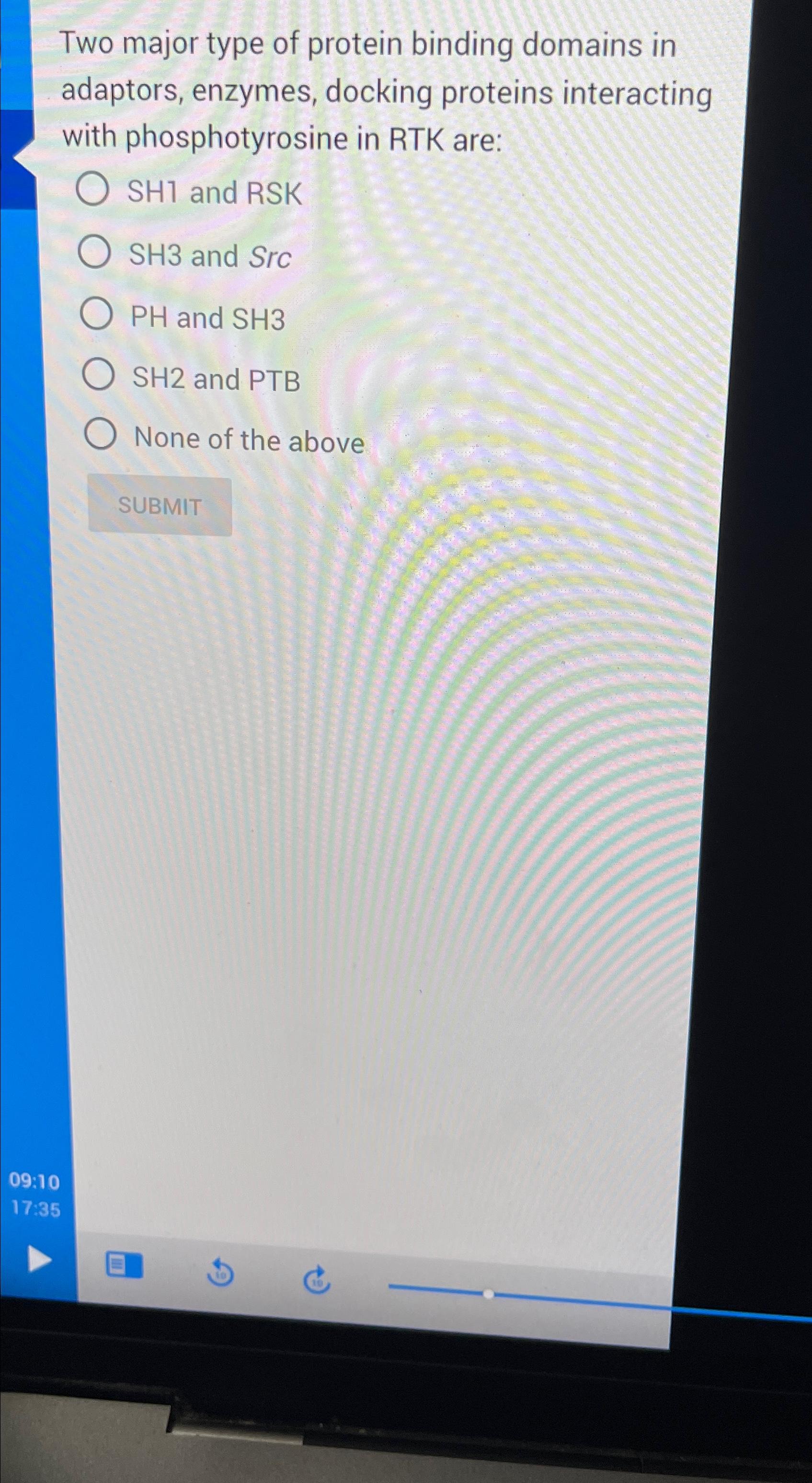 Solved Two major type of protein binding domains in | Chegg.com