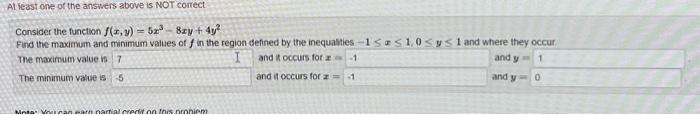 Solved Consider the function f(x,y)=5x3−8xy+4y2 Find the | Chegg.com