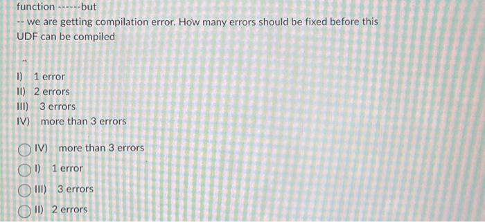Solved create or replace function get_Prod_qty_Sold_UDF | Chegg.com