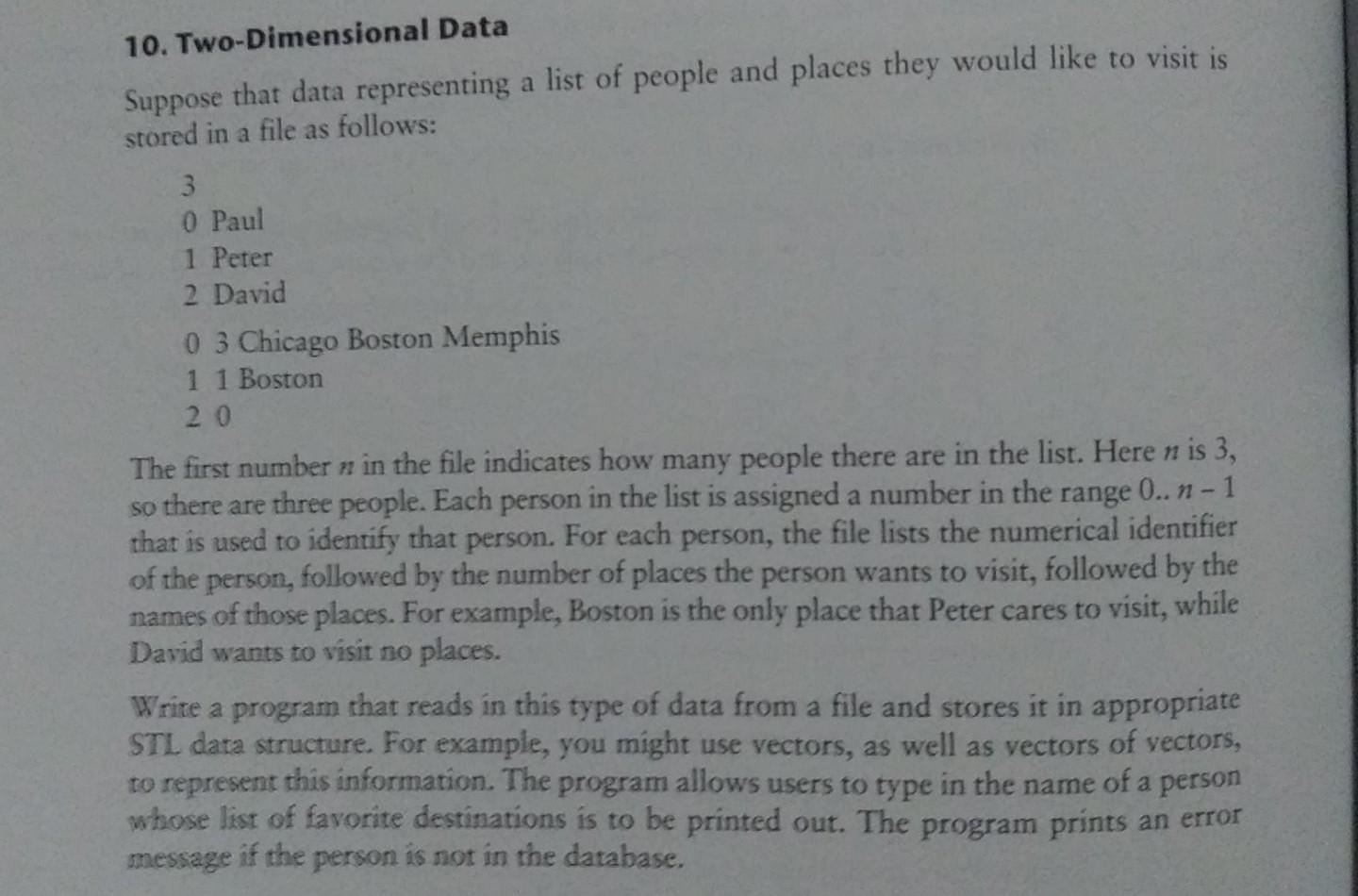 Solved 10. Two-Dimensional Data Suppose that data | Chegg.com
