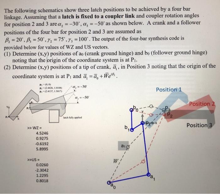 The following schematics show three latch positions | Chegg.com
