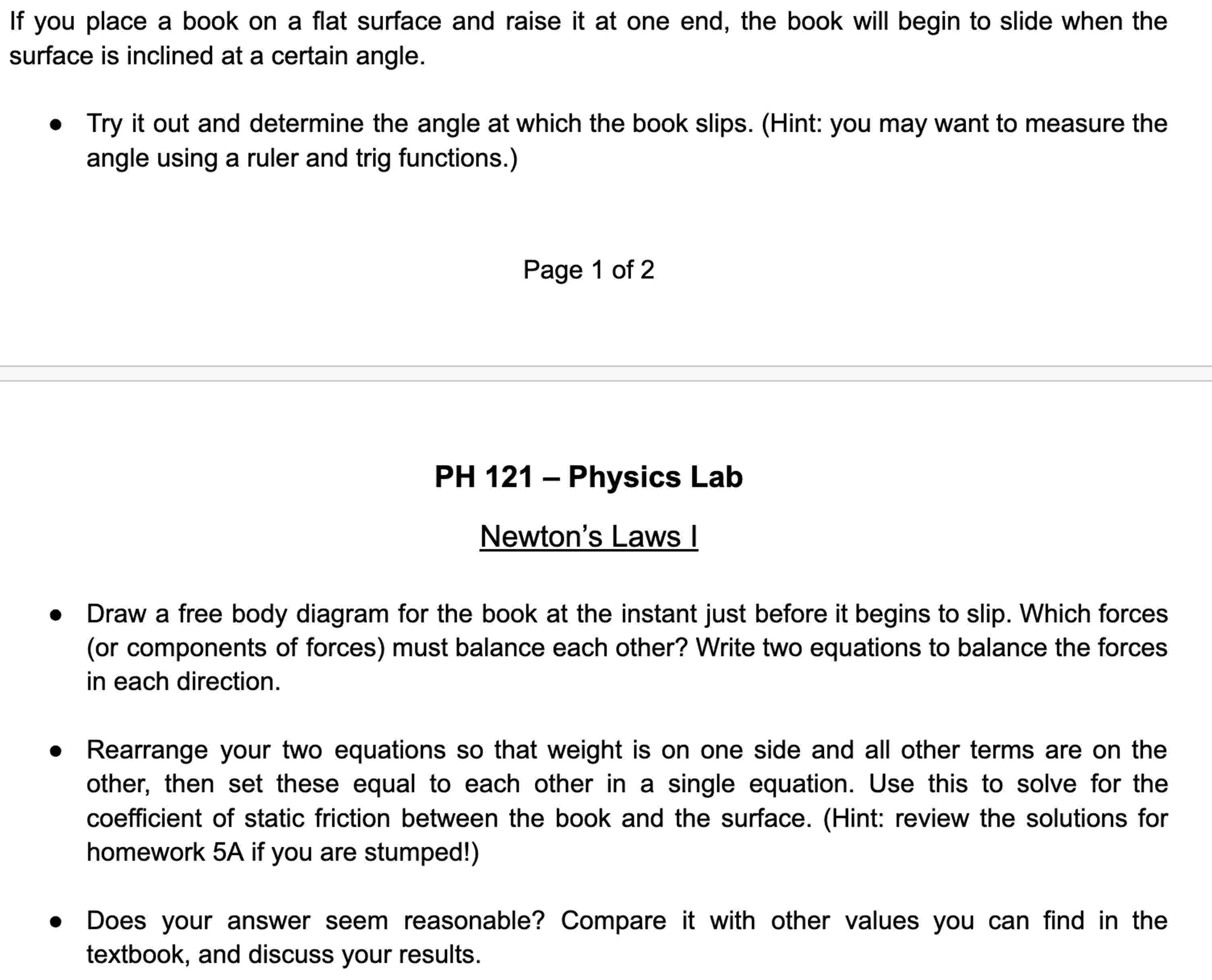 Solved If you place a book on a flat surface and raise it at | Chegg.com