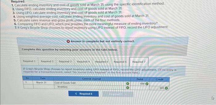 Solved Problem 6-2A (Static) Calculate ending inventory, | Chegg.com