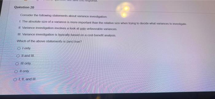 Solved Consider the following statements about variance | Chegg.com