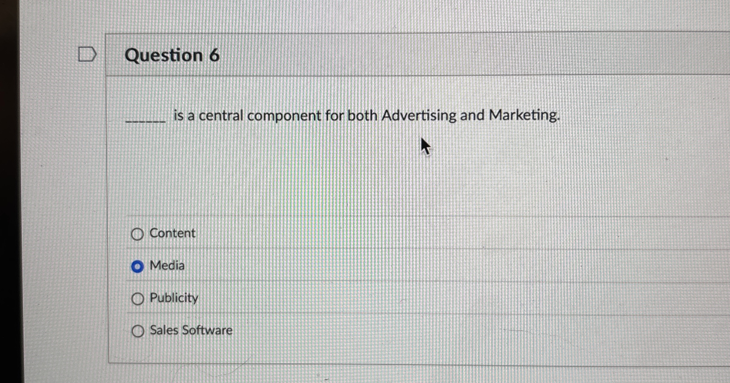 Solved Question 6q, ﻿is a central component for both | Chegg.com