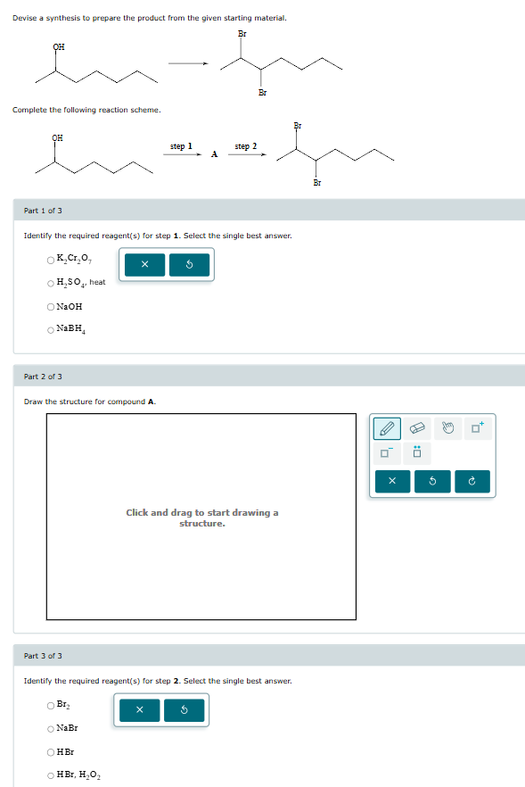 Solved Devise a synthesis to ﻿prepare the product from the | Chegg.com