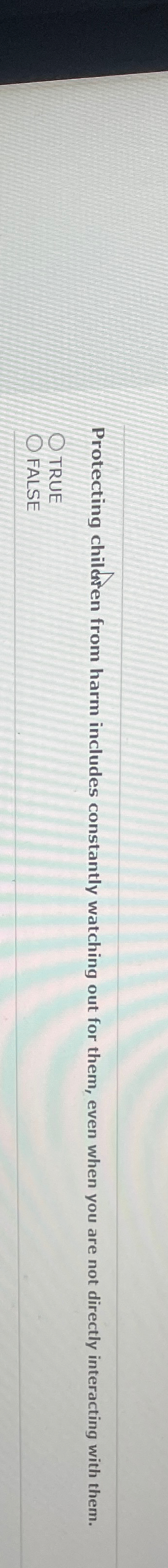 Solved Protecting chilasen from harm includes constantly | Chegg.com