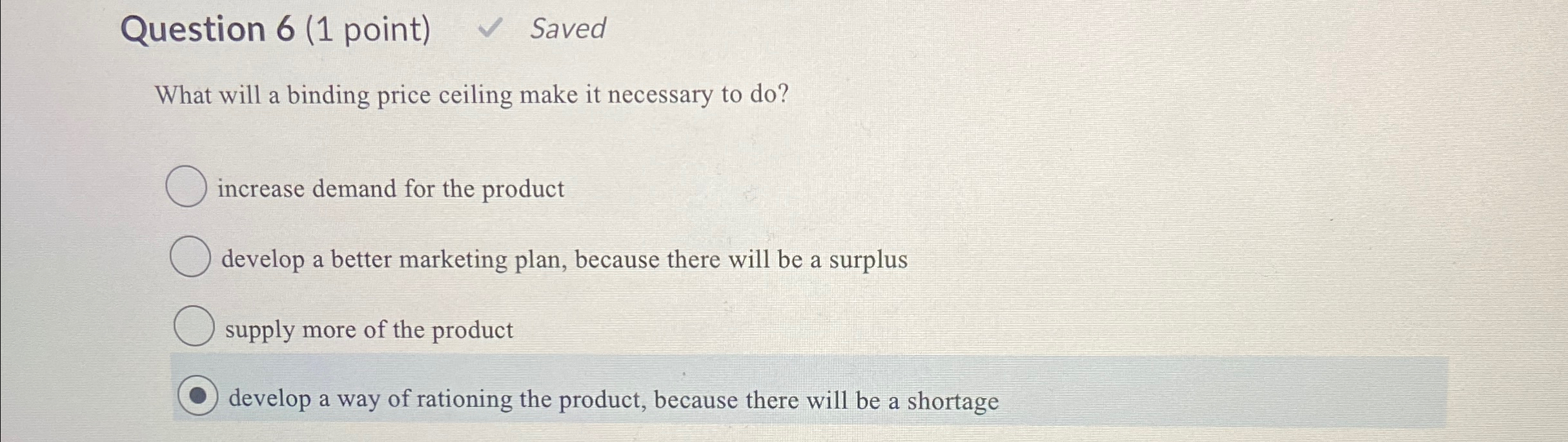 Solved Question 6 (1 ﻿point) ﻿SavedWhat will a binding | Chegg.com