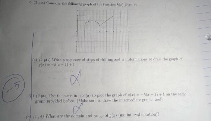 Solved (a) (2 pts) Write a sequence of steps of shifting and | Chegg.com
