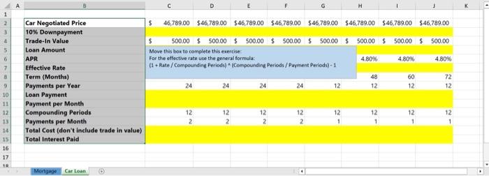 I need help with filling out some excel spreadsheets | Chegg.com