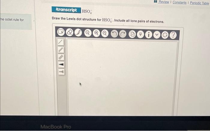 Solved Write Lewis formulas that lolow the octet rule for | Chegg.com