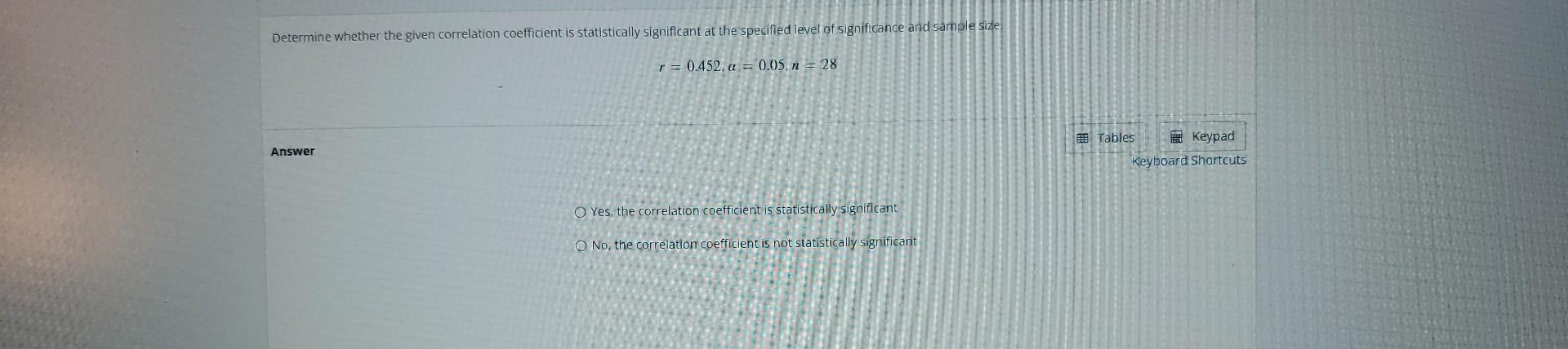 Solved Determine Whether The Given Correlation Coefficient