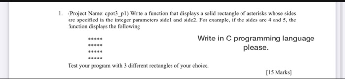 Solved 1. (Project Name: cpot3_pl) Write a function that | Chegg.com