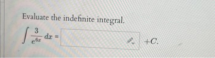 Solved Evaluate the indefinite integral. \\[ \\int | Chegg.com