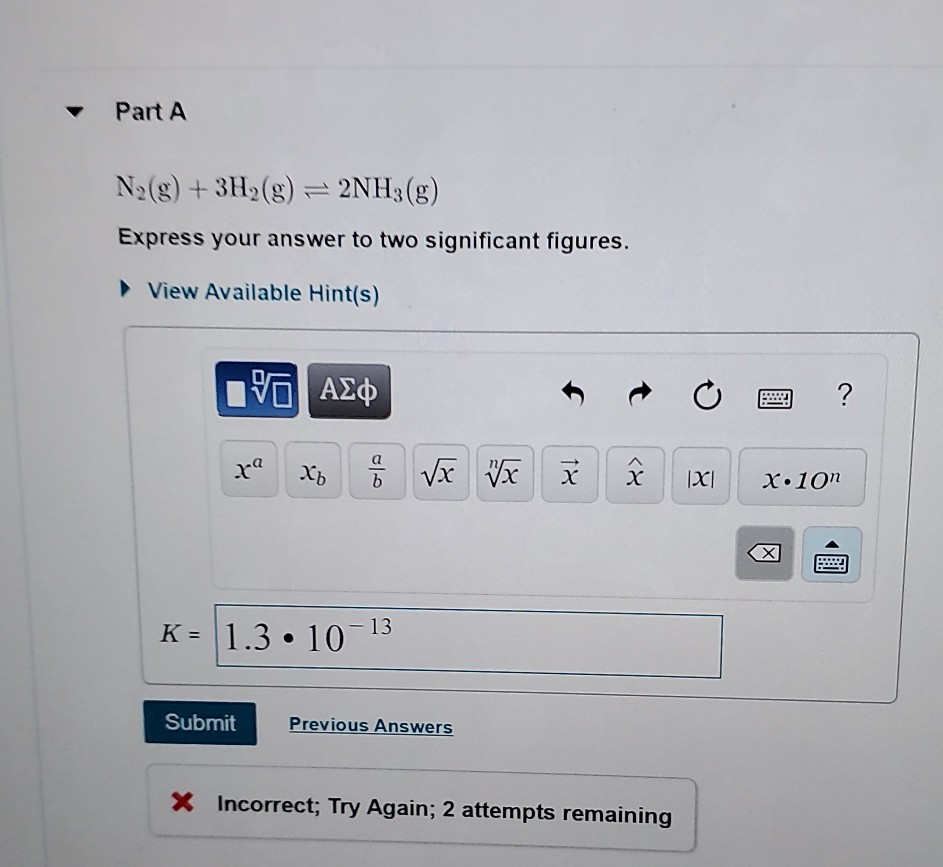 Solved Use AG, values from Appendix IIB to calculate the | Chegg.com